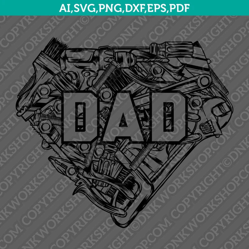 Super Dad Father’s Day SVG Cut File Vector Cricut Clipart Png Dxf Eps ...