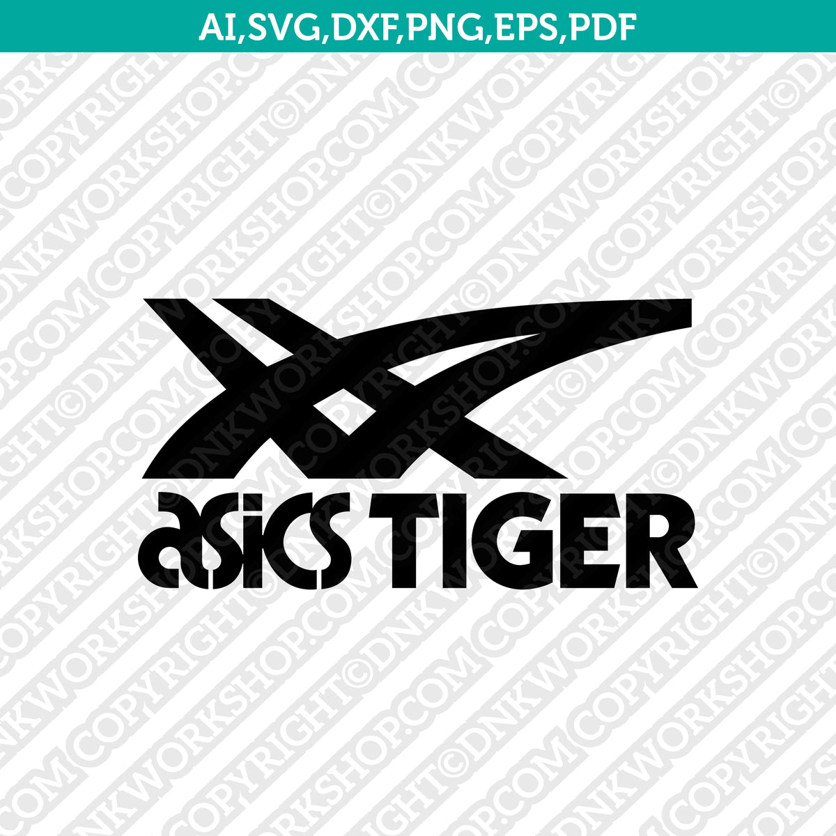 Asics Logo SVG Silhouette Cameo Cricut Cut File Vector Png Eps Dxf ...