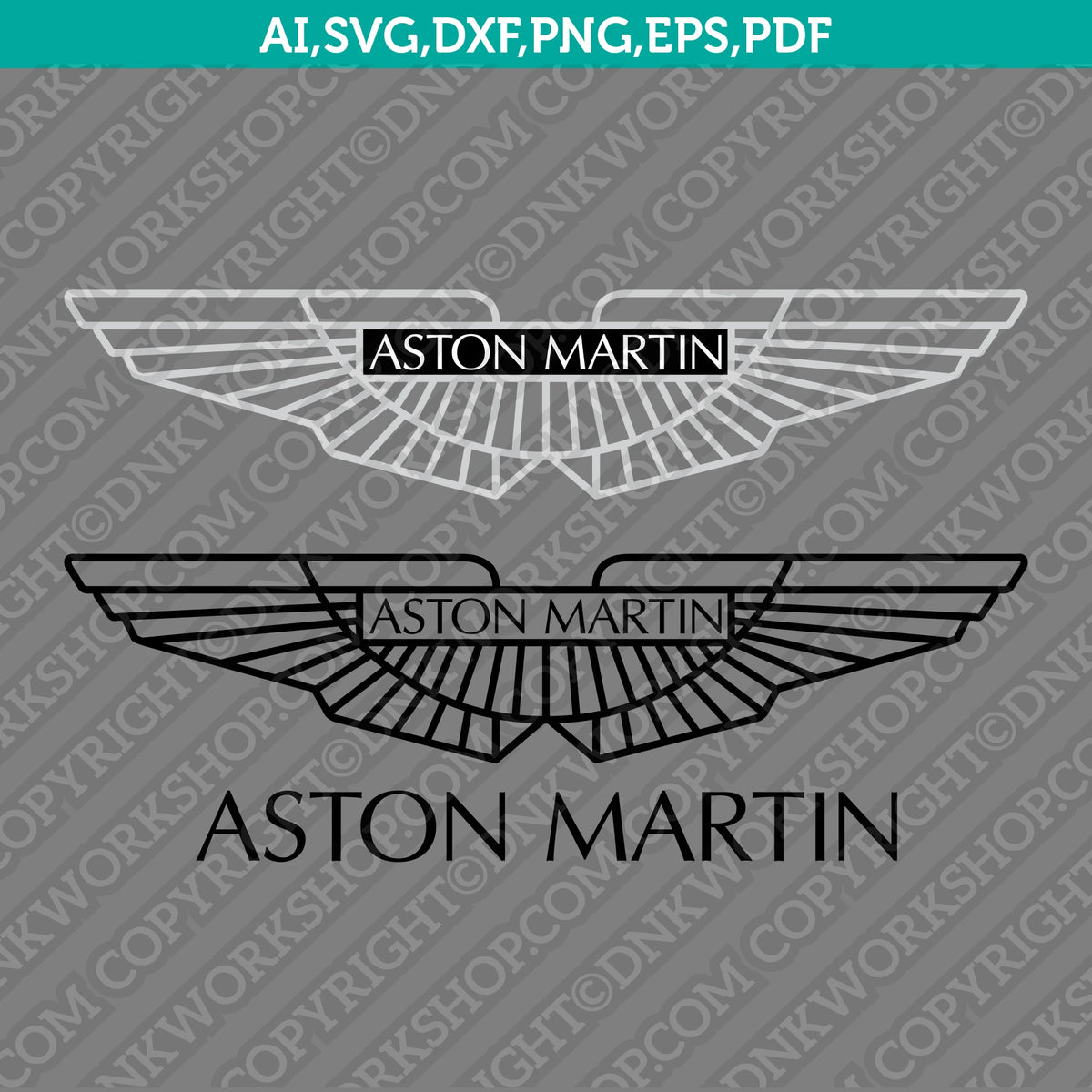 Aston Martin Logo SVG Silhouette Cameo Cricut Cut File Vector Png Eps ...