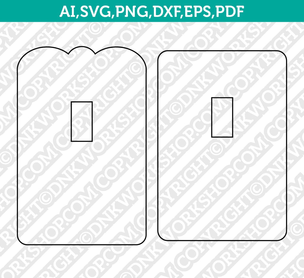 Badge Reel Display Card Packaging SVG Vector Cricut Cut File Clipart ...