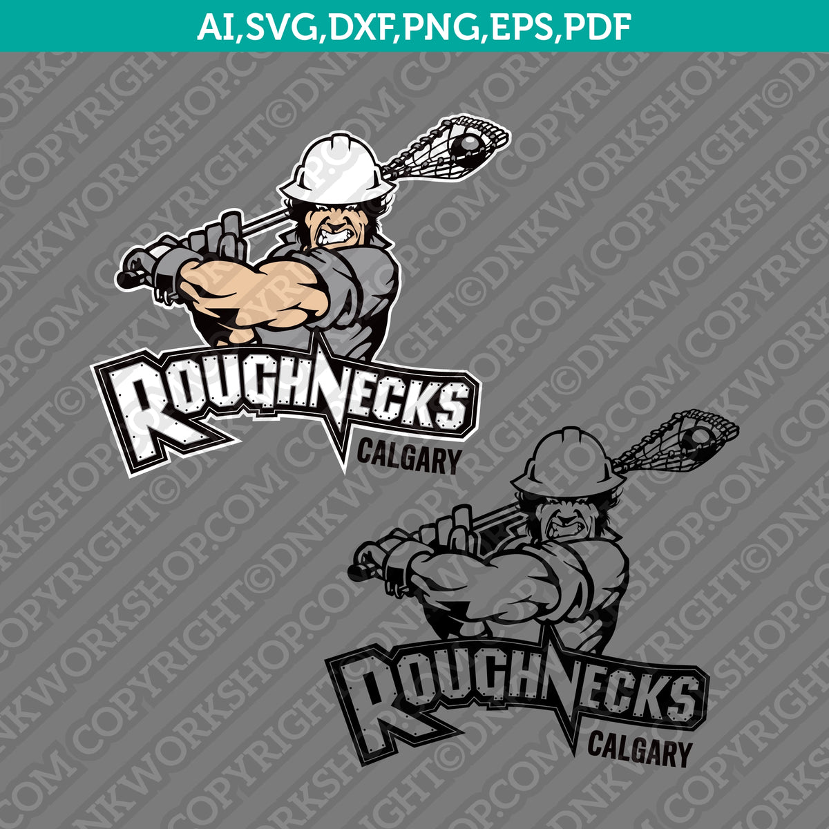 Calgary Roughnecks Logo SVG | SVG DXF EPS PNG AI for Cricut – DNKWorkshop