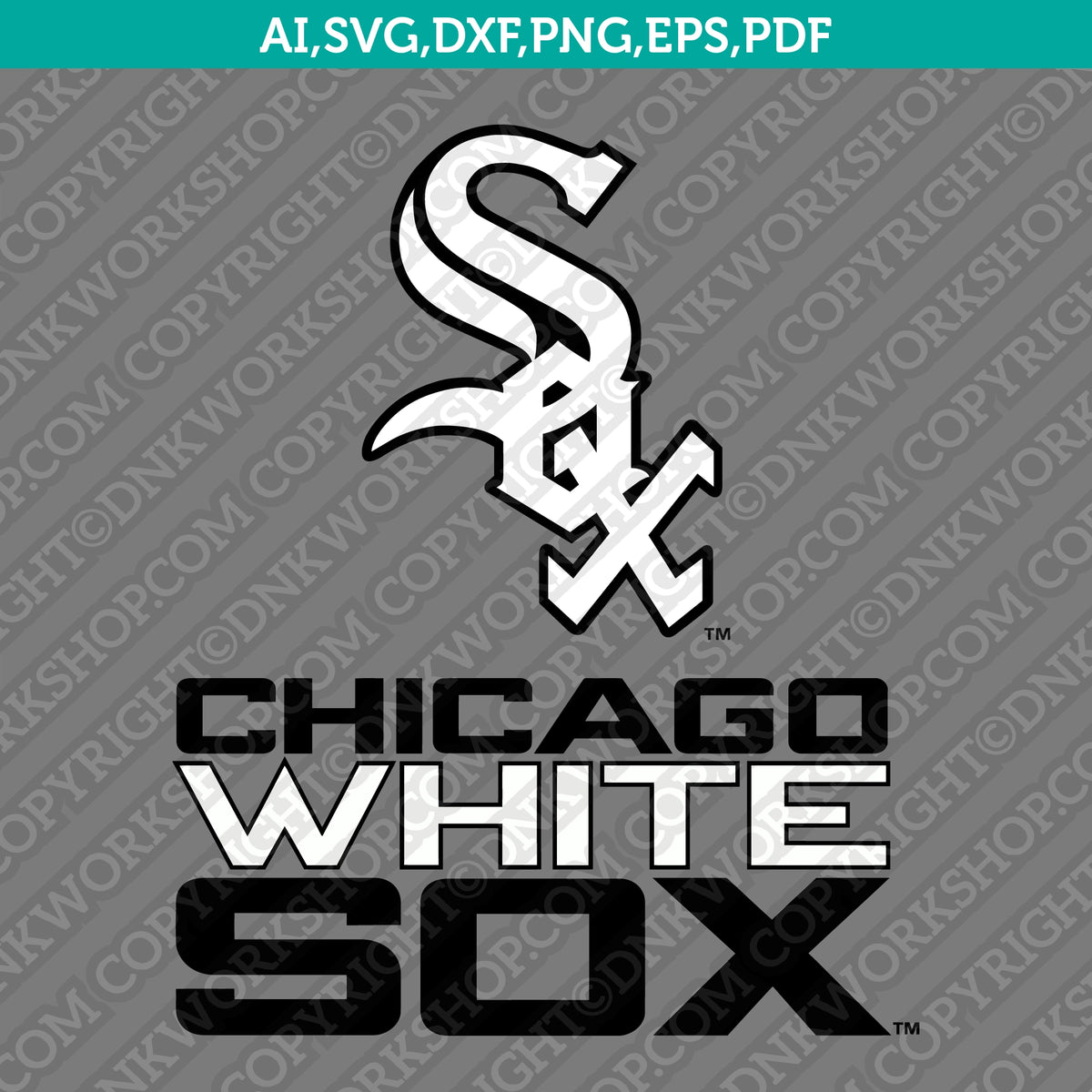 Chicago White Sox Logo SVG Cut Files with Commercial Use – DNKWorkshop