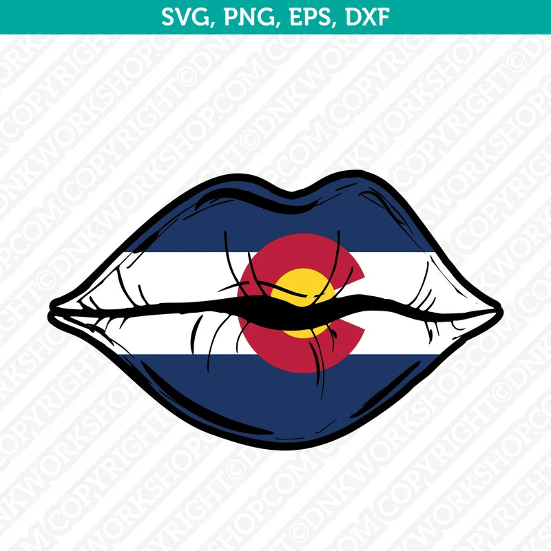 Colorado Flag SVG Cut File Cricut Silhouette Cameo Clipart Png Eps Dxf ...