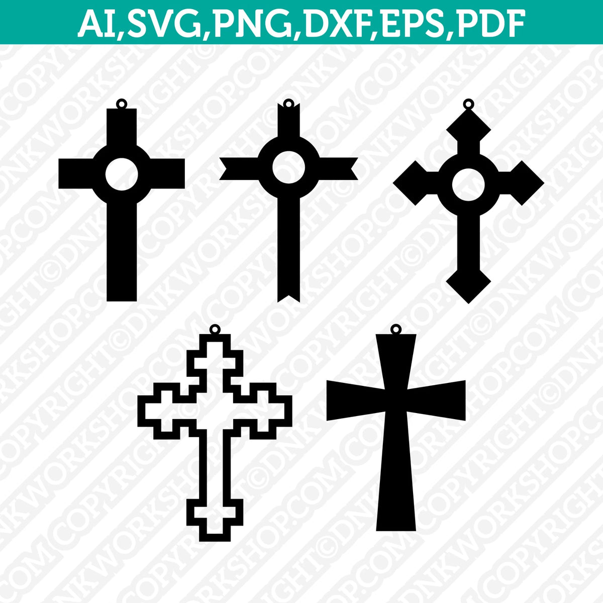 Christian Cross Earring Template Svg Vector Cricut Laser Cut File ...