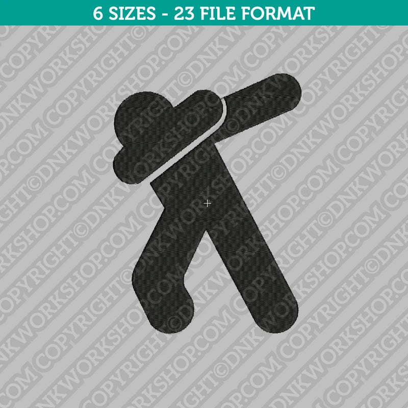 Dap Symbol Embroidery Design - 6 Sizes - INSTANT DOWNLOAD – DNKWorkshop