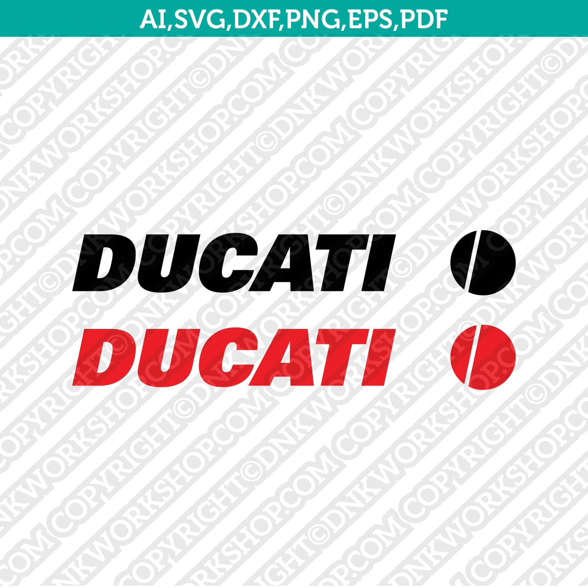 Ducati Logo SVG Silhouette Cameo Cricut Cut File Vector Png Eps Dxf ...