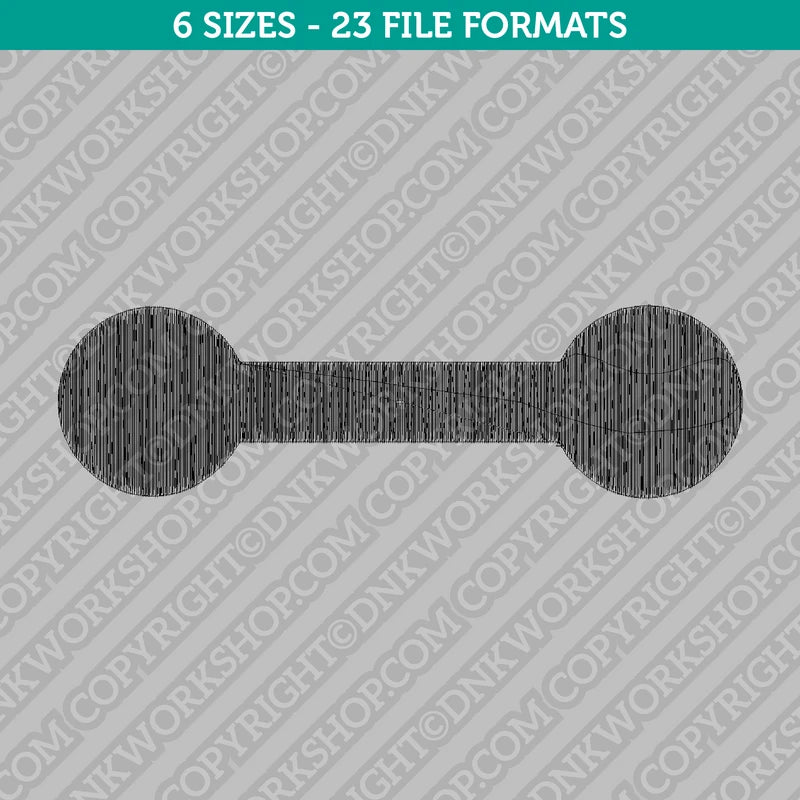 Dumbbell Barbell Weight Gym Embroidery Design - 6 Sizes - INSTANT DOWN ...
