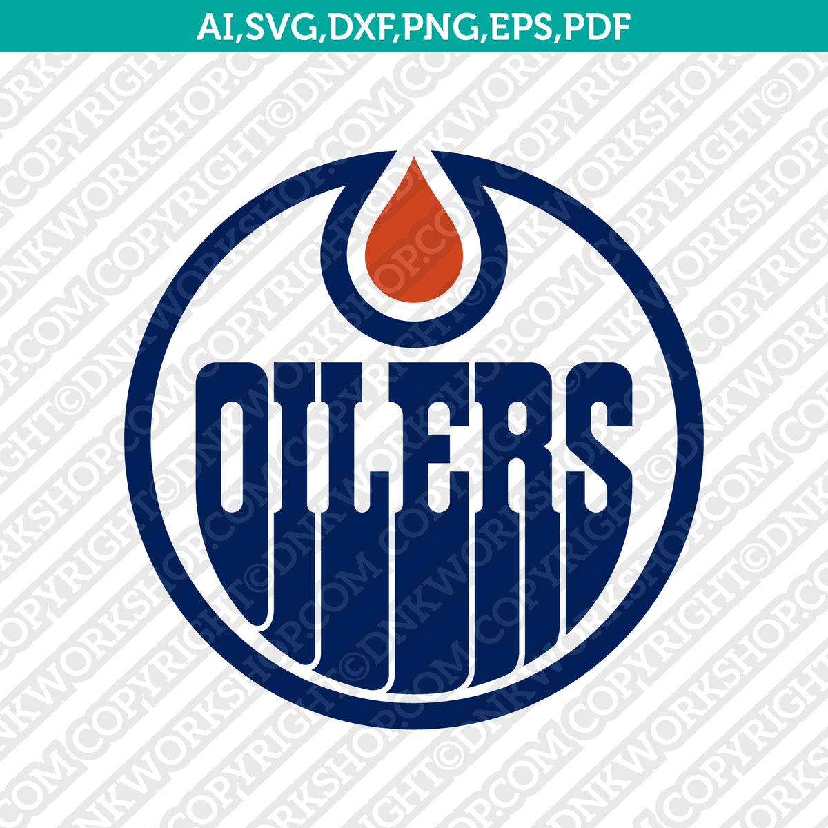 Edmonton Oilers SVG Logo | Vector Cutting Files for Cricut – DNKWorkshop
