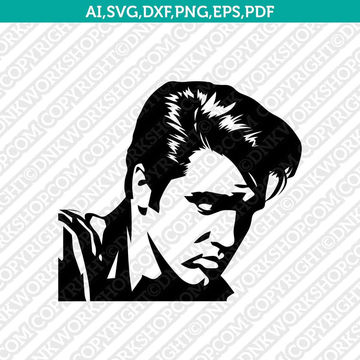 Elvis Presley SVG Cut File Cricut Clipart Silhouette Png – DNKWorkshop