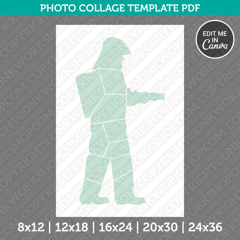 Firefighter Photo Collage Canva PDF – DNKWorkshop