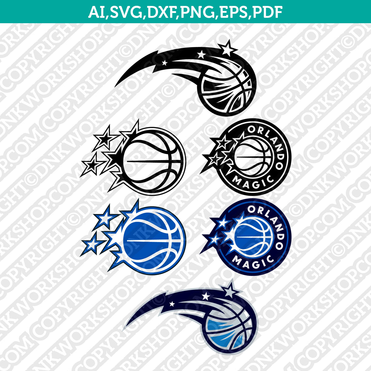 Orlando Magic Logo SVG | NBA Vector Files for Cricut – DNKWorkshop
