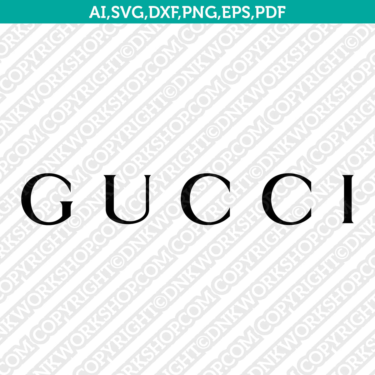 Gucci Logo SVG Cut File Cricut Clipart Dxf Eps Png Silhouette Cameo ...