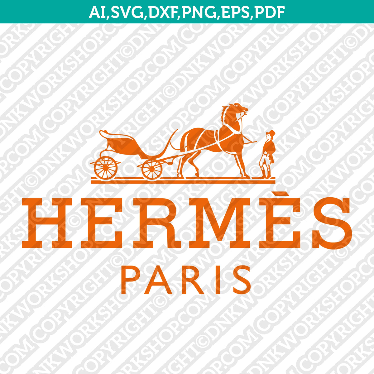Hermes Logo SVG Cut File Cricut Clipart Dxf Eps Png Silhouette Cameo ...