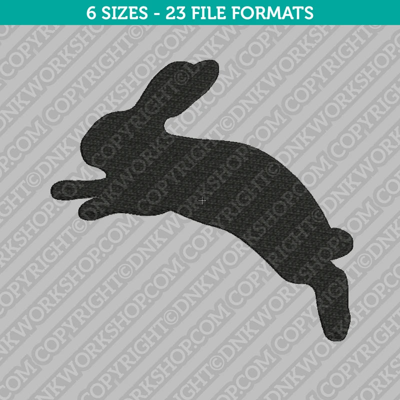 Jack Rabbit Jumping Rabbit Embroidery Design - 6 Sizes - INSTANT DOWNL ...
