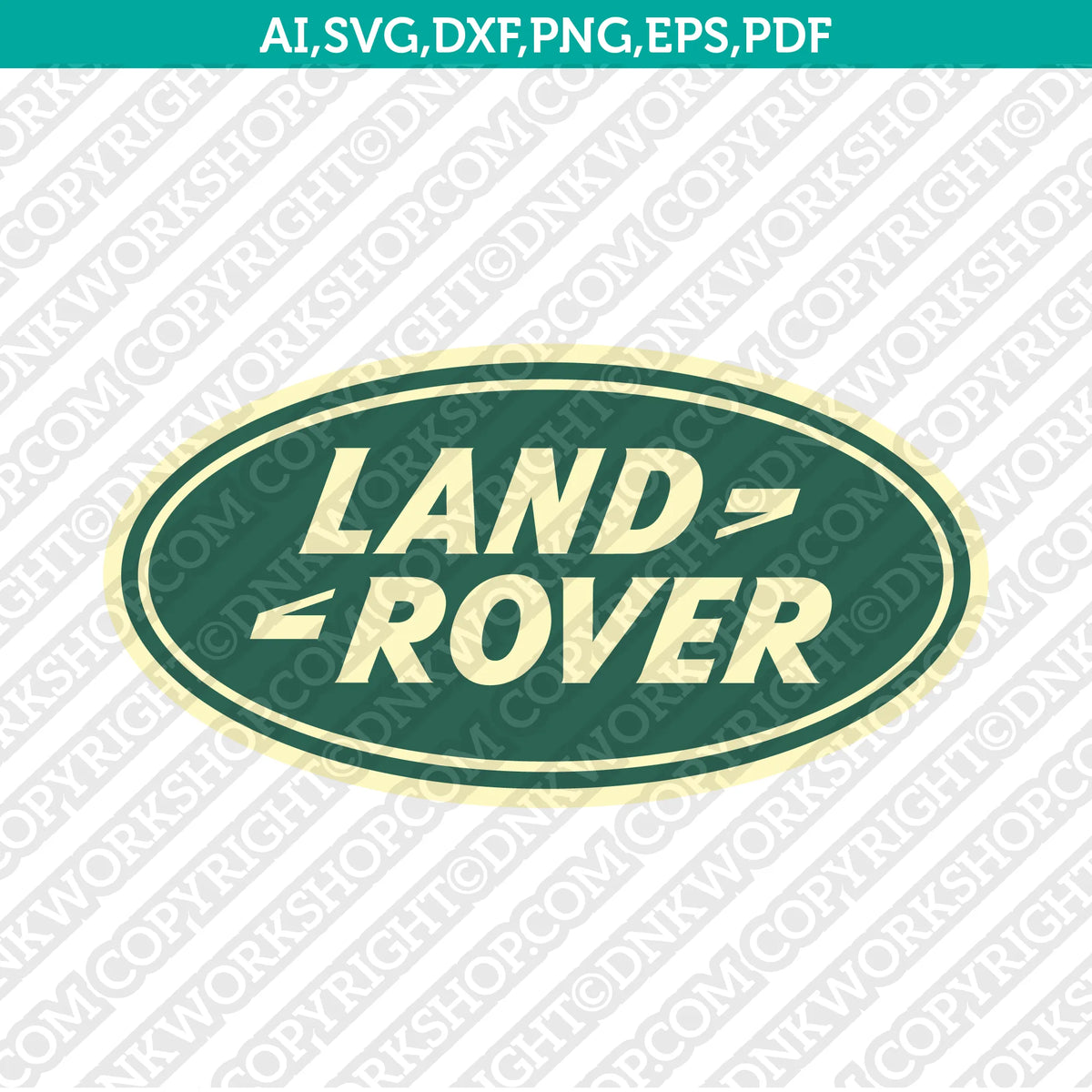 Land Rover Logo SVG Silhouette Cameo Cricut Cut File Vector Png Eps Dx ...