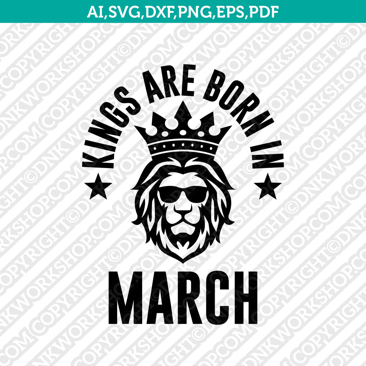March Birthday SVG Cut File Clipart Cricut Png – DNKWorkshop