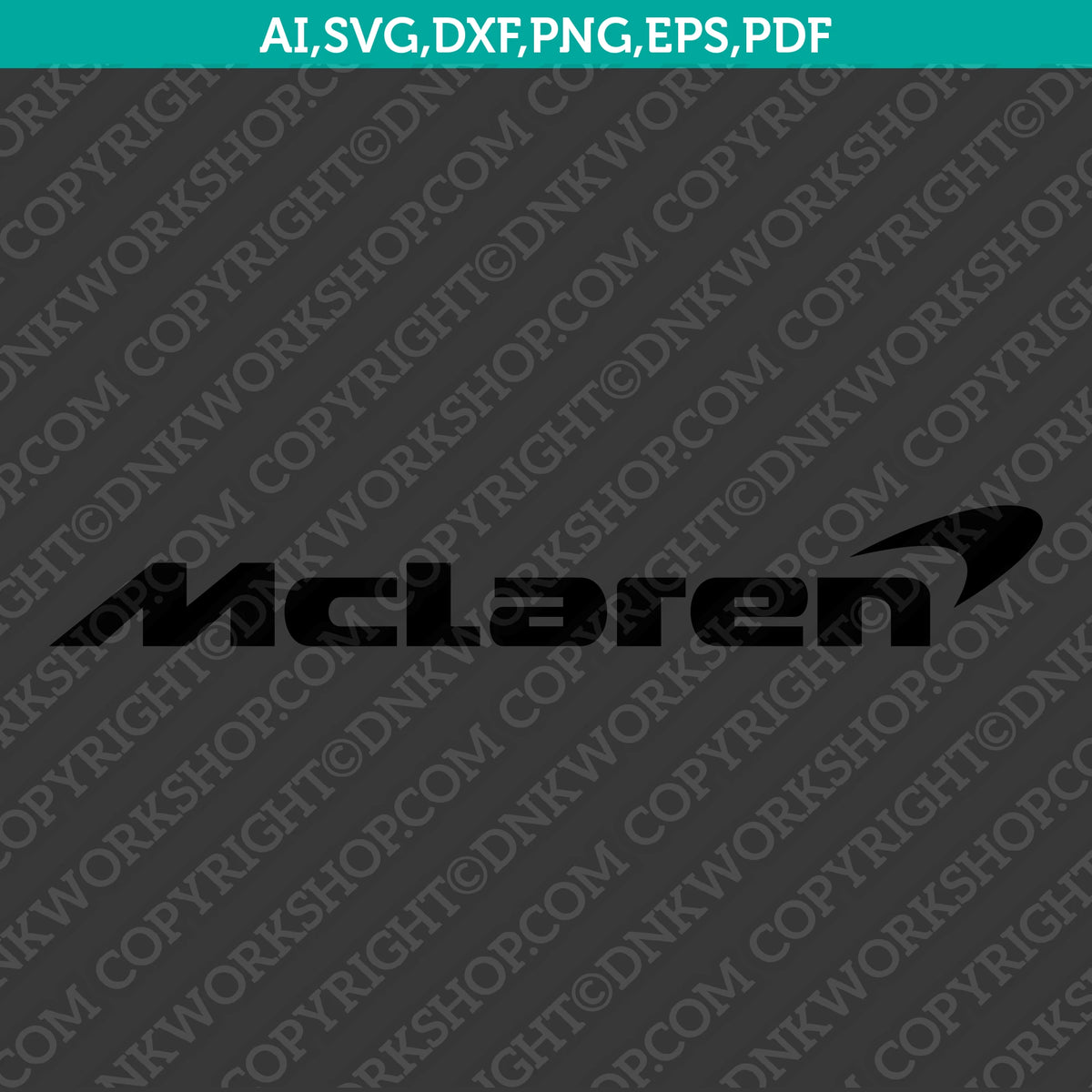 McLaren Logo SVG Silhouette Cameo Cricut Cut File Vector Png Eps Dxf ...