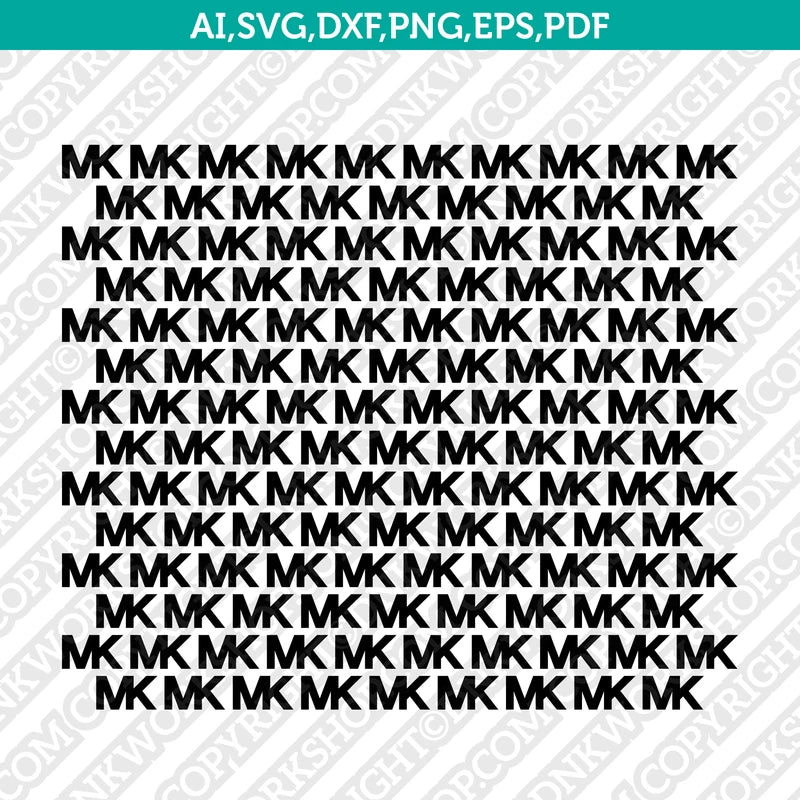 Michael Kors MK Fashion Pattern SVG Cut File Cricut Clipart Png Eps ...