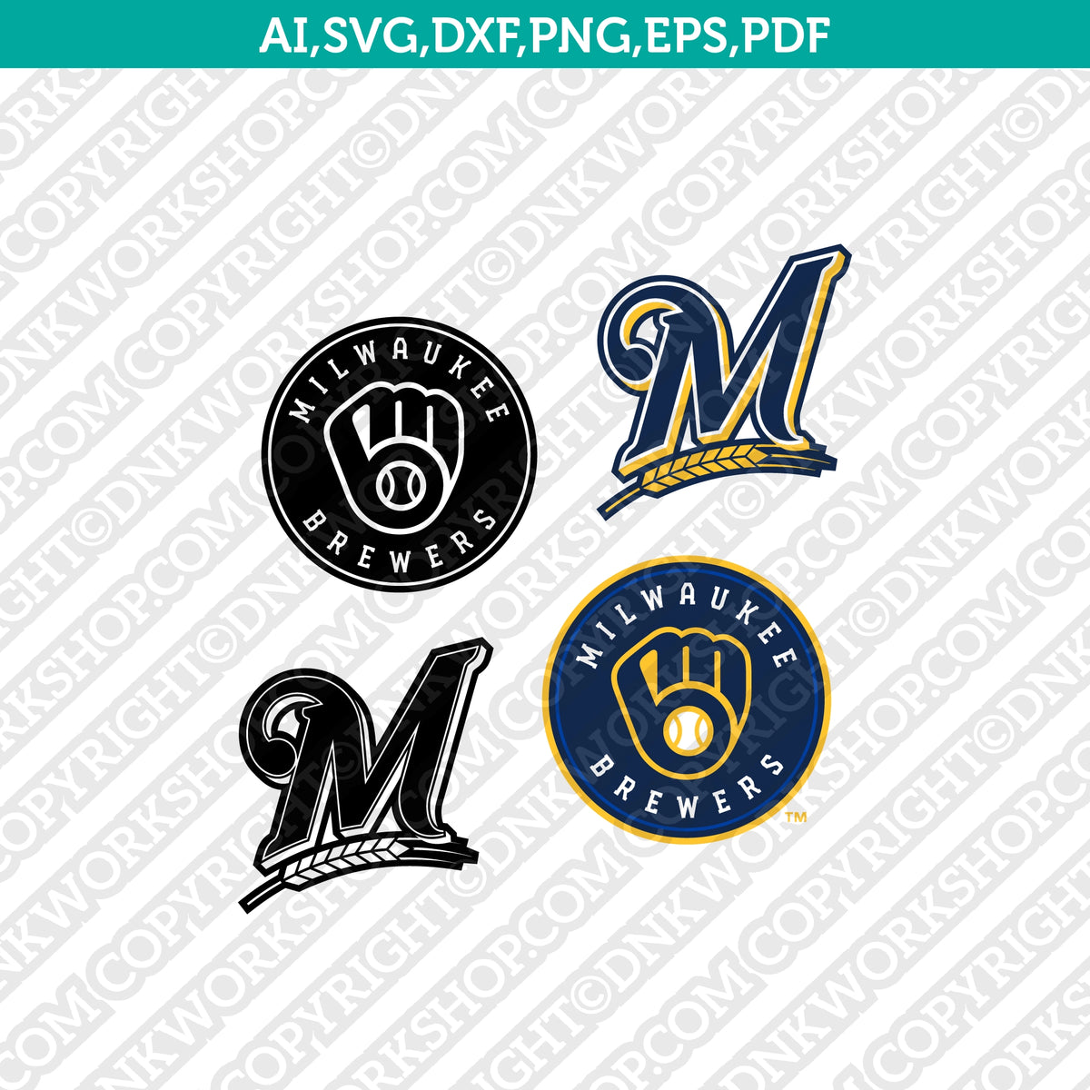 Milwaukee Brewers Logo SVG | Digital Download – DNKWorkshop