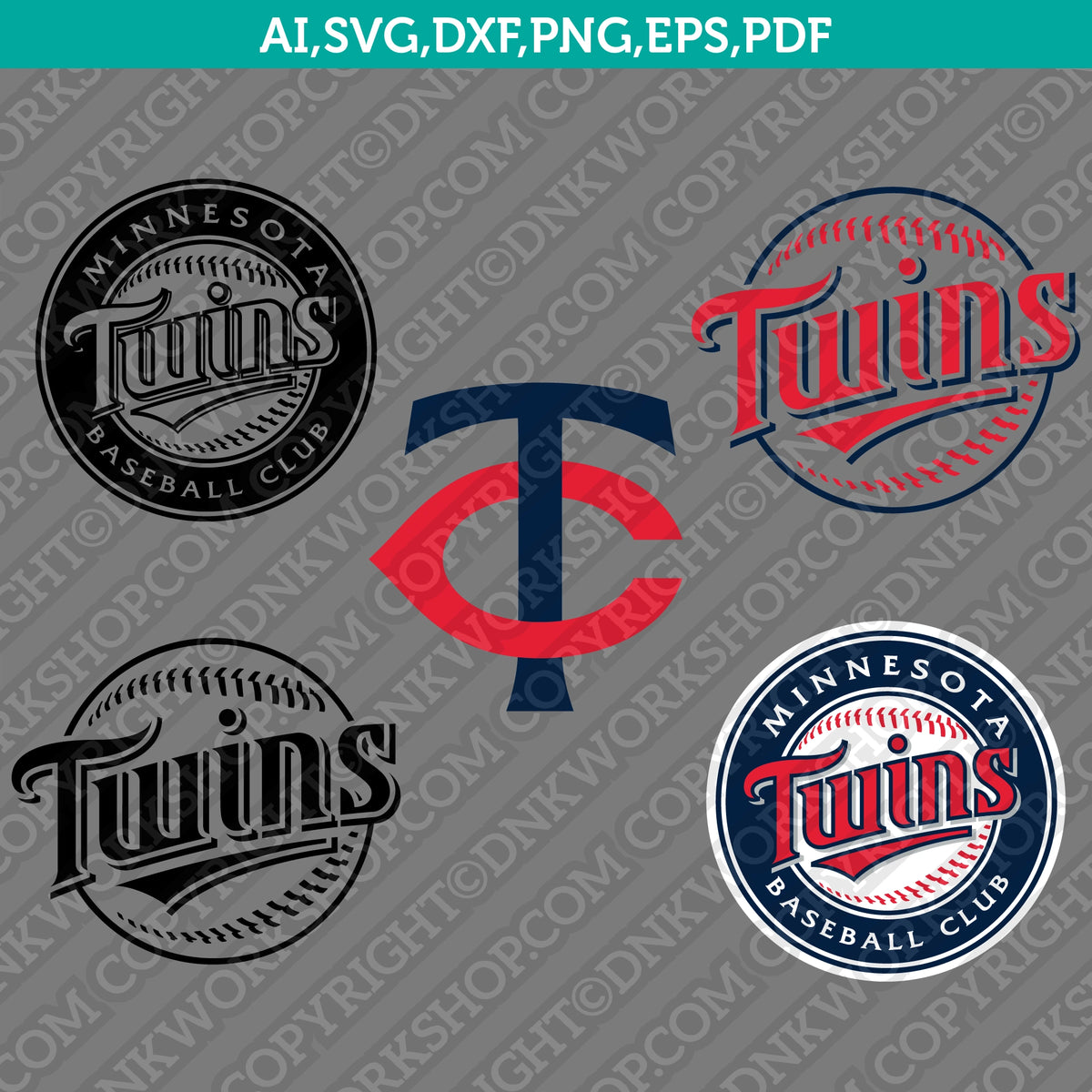 Minnesota Twins Logo SVG | PNG Vector Cricut Silhouette – DNKWorkshop