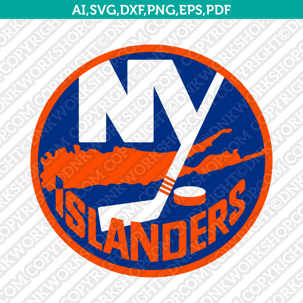 New York Islanders Logo SVG Vector for Cricut & Silhouette – DNKWorkshop