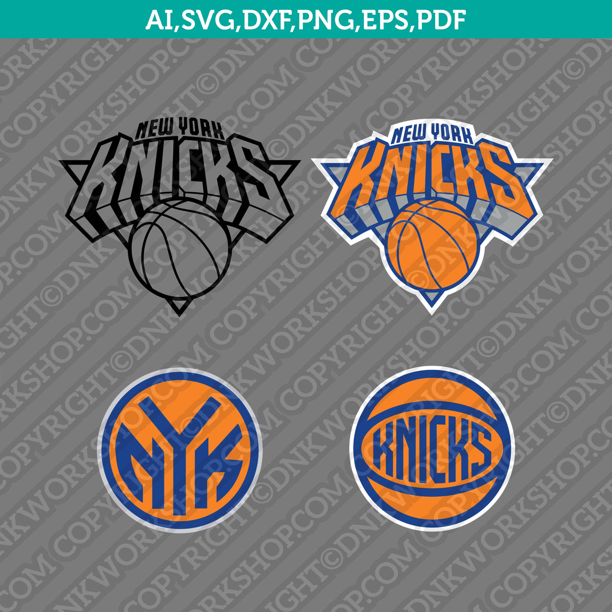 New York Knicks SVG Logo | Pro Vector Cut File – DNKWorkshop