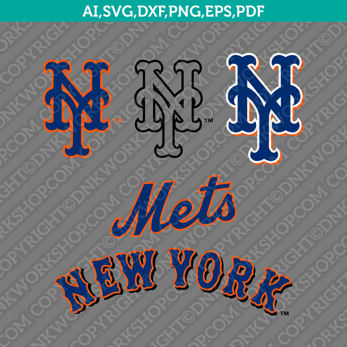 Access New York Mets Logo SVG | DXF EPS PNG – DNKWorkshop