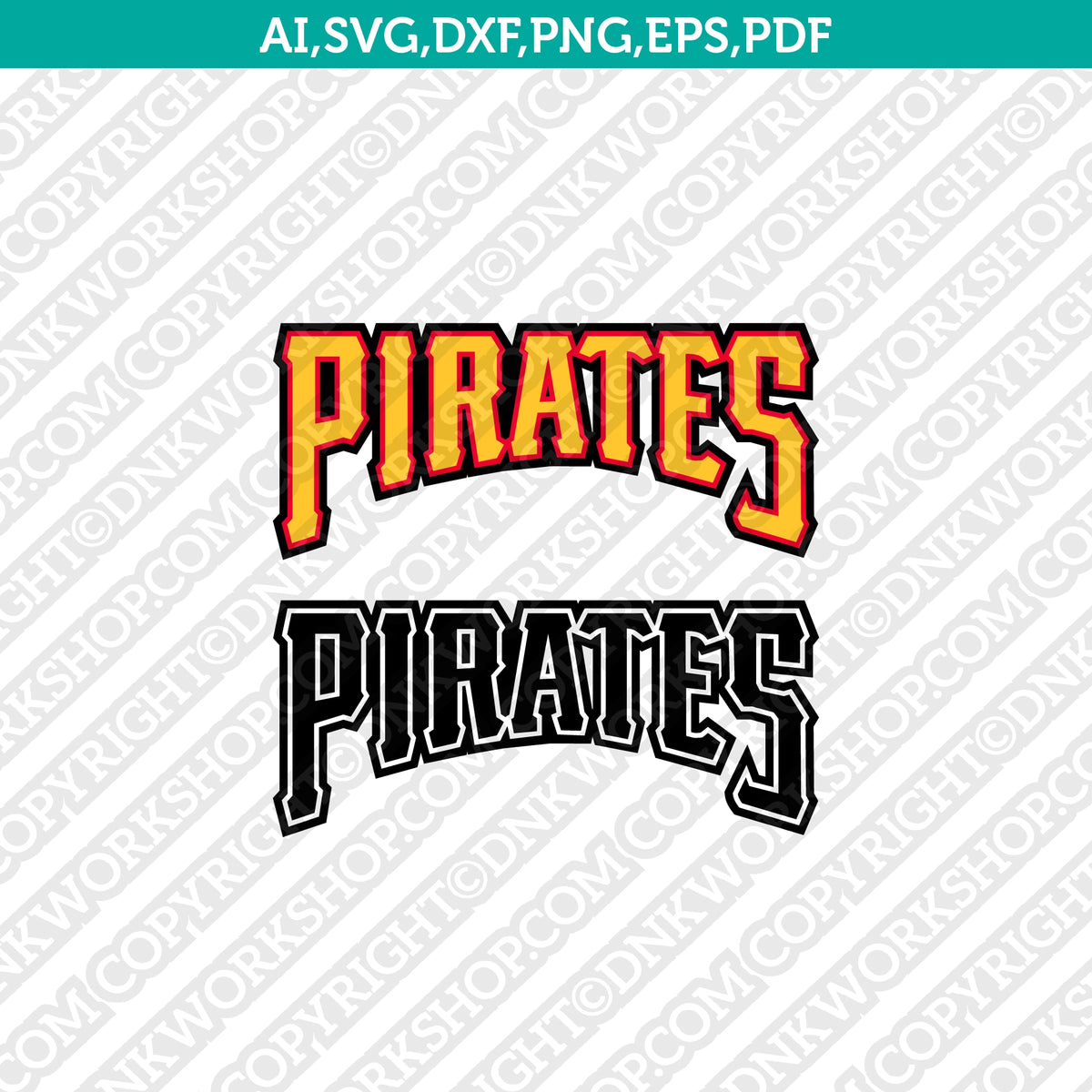 Pittsburgh Pirates SVG Logo Vector PNG Cricut Silhouette – DNKWorkshop