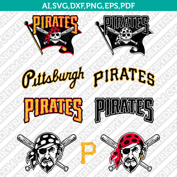 Pittsburgh Pirates SVG Logo Vector PNG Cricut Silhouette – DNKWorkshop