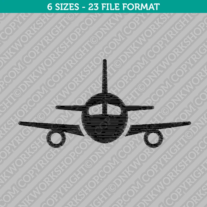 Plane Airplane Aircraft Embroidery Design - 6 Sizes - INSTANT DOWNLOAD ...