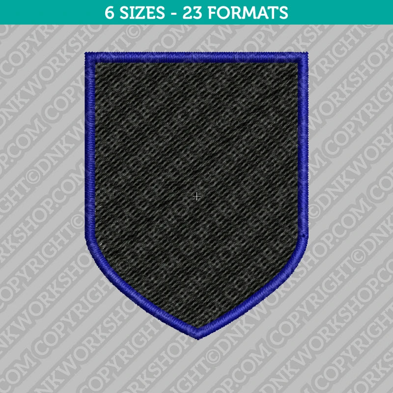 Shield Machine Embroidery Design - 6 Sizes - INSTANT DOWNLOAD – DNKWorkshop