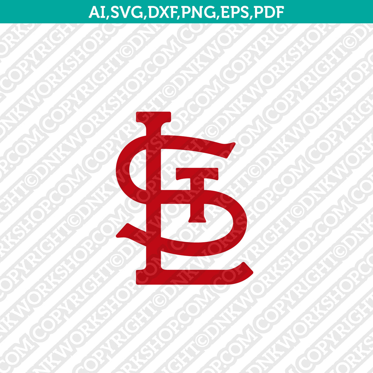 St. Louis Cardinals Logo SVG | Cut Files for Makers – DNKWorkshop