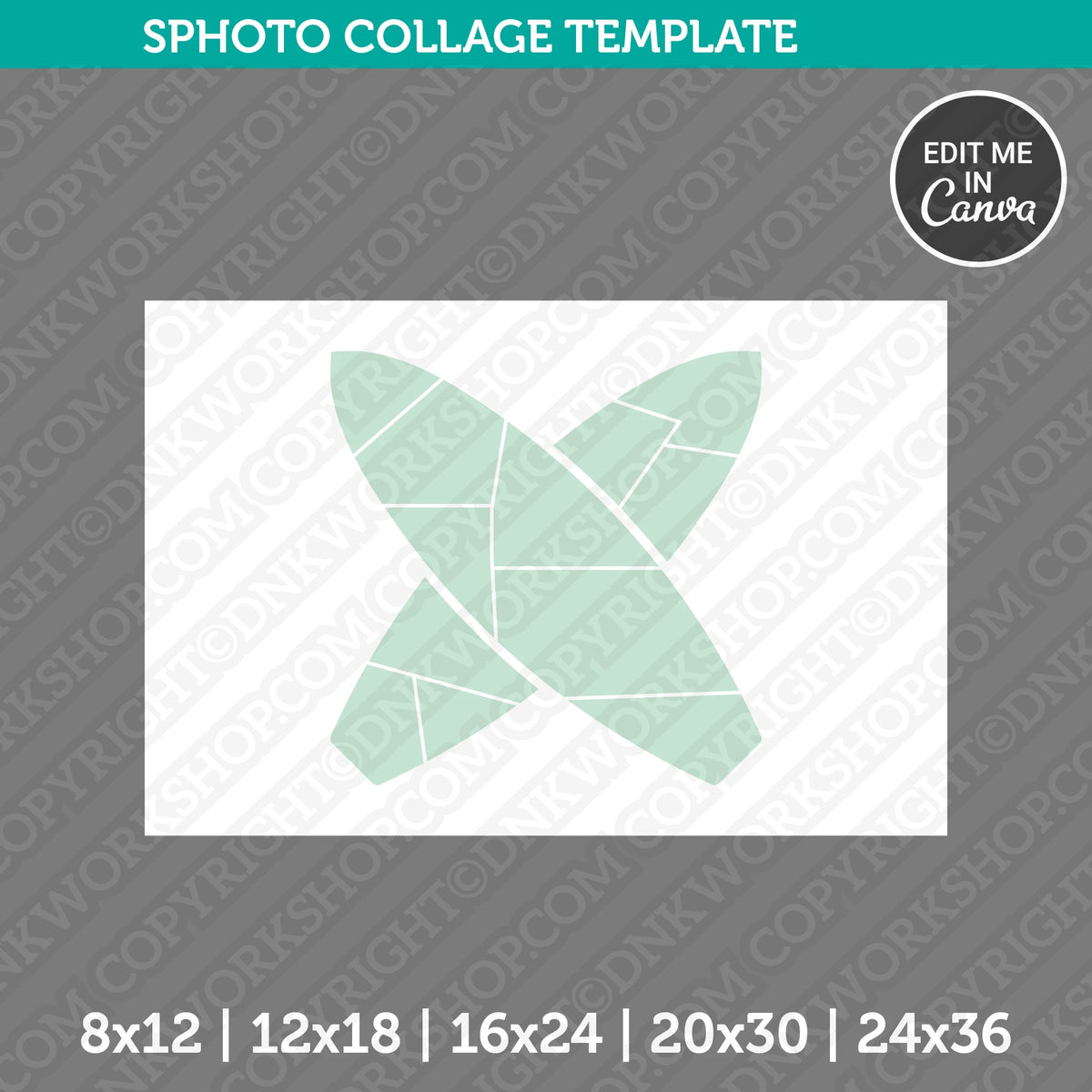 Surfing Photo Collage Template Canva PDF – DNKWorkshop