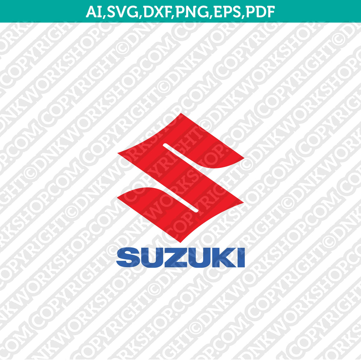 Suzuki Logo SVG Silhouette Cameo Cricut Cut File Vector Png Eps Dxf ...