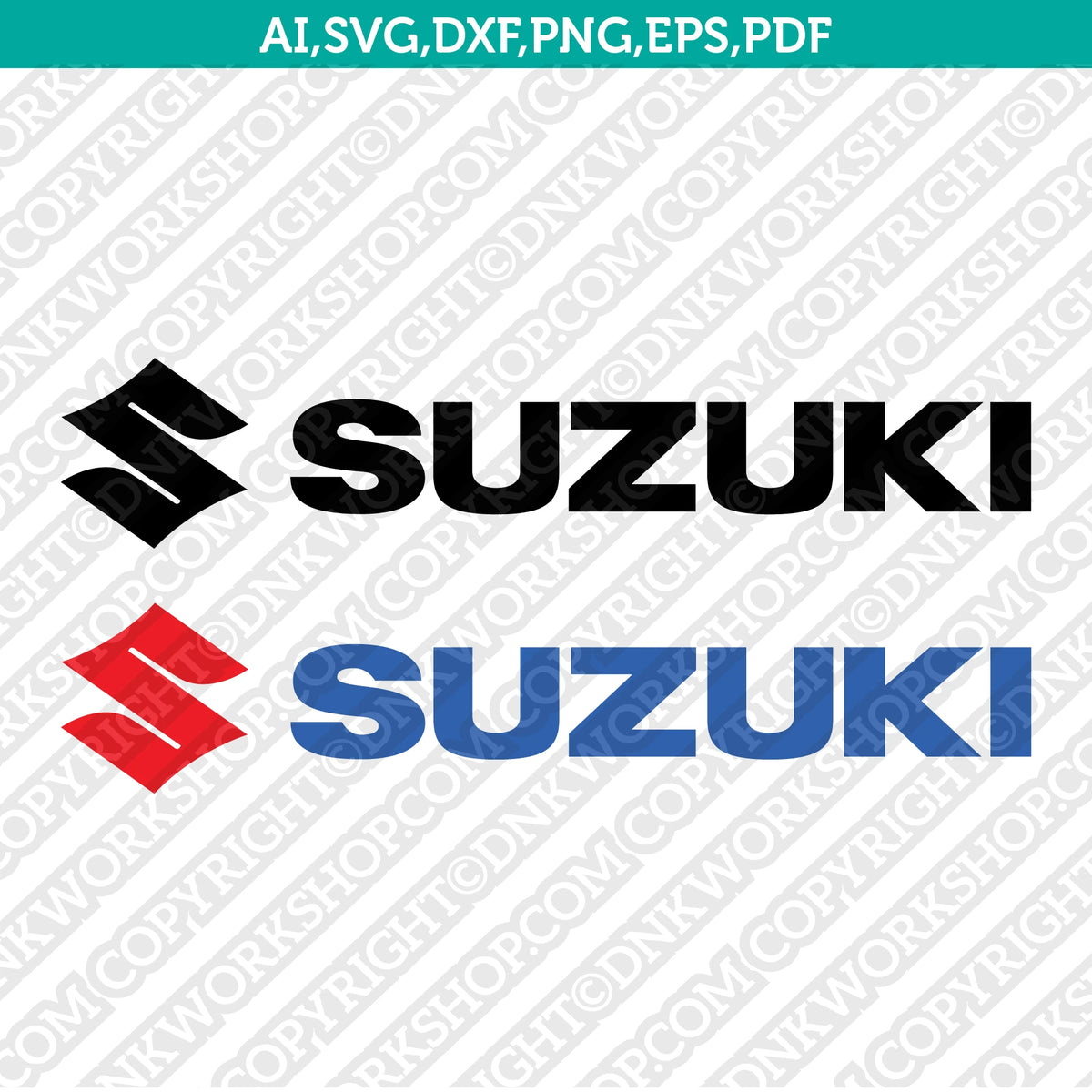 Suzuki Logo SVG Silhouette Cameo Cricut Cut File Vector Png Eps Dxf ...