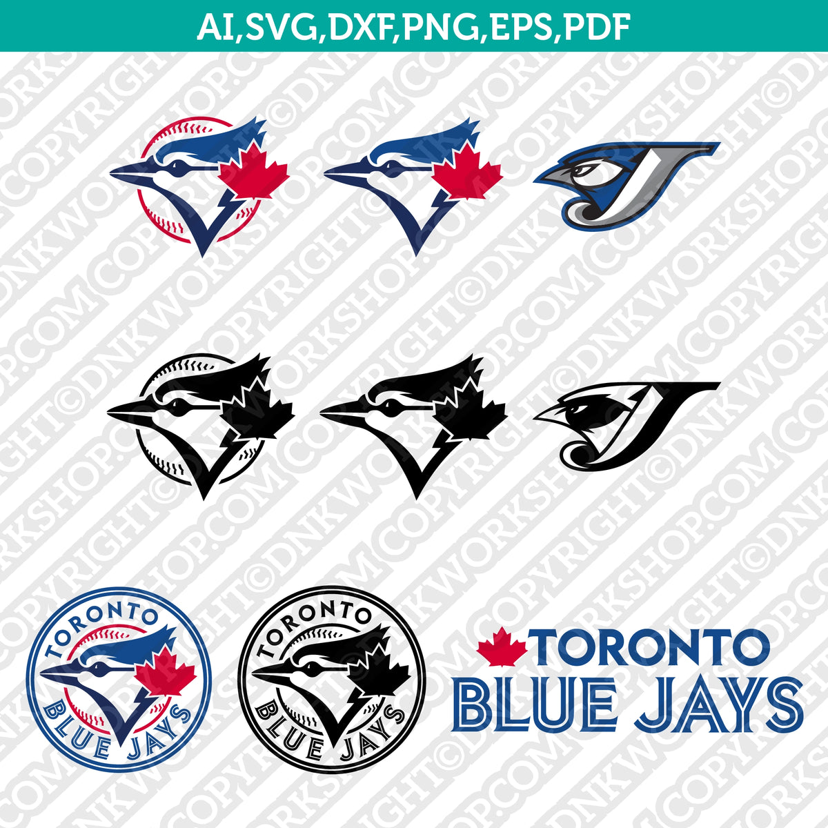 Toronto Blue Jays Logo SVG | Vector Files for Cricut – DNKWorkshop