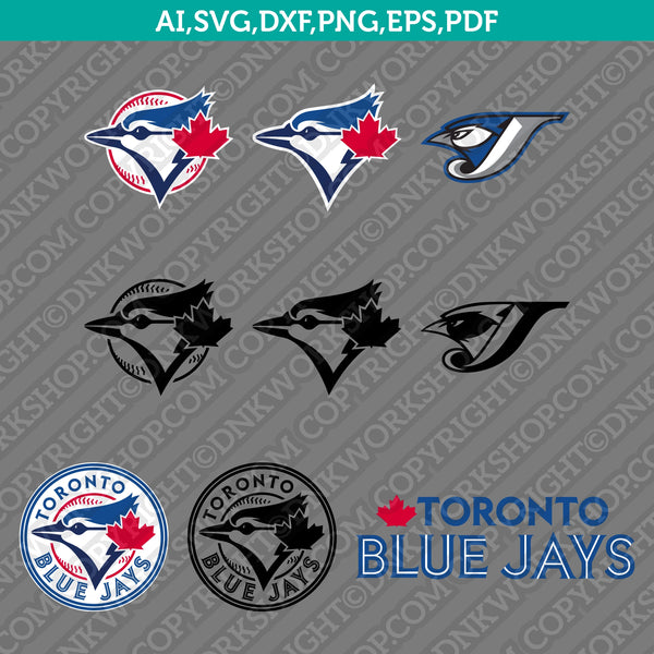 Toronto Blue Jays SVG Logo | Baseball Cut Files for Cricut – DNKWorkshop