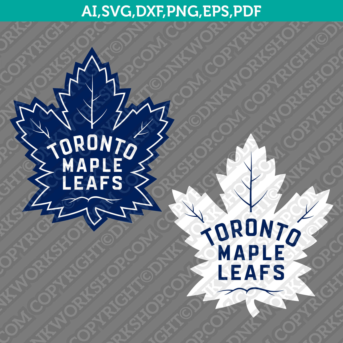 Toronto Maple Leafs Logo SVG | NHL Vector Cricut Silhouette – DNKWorkshop