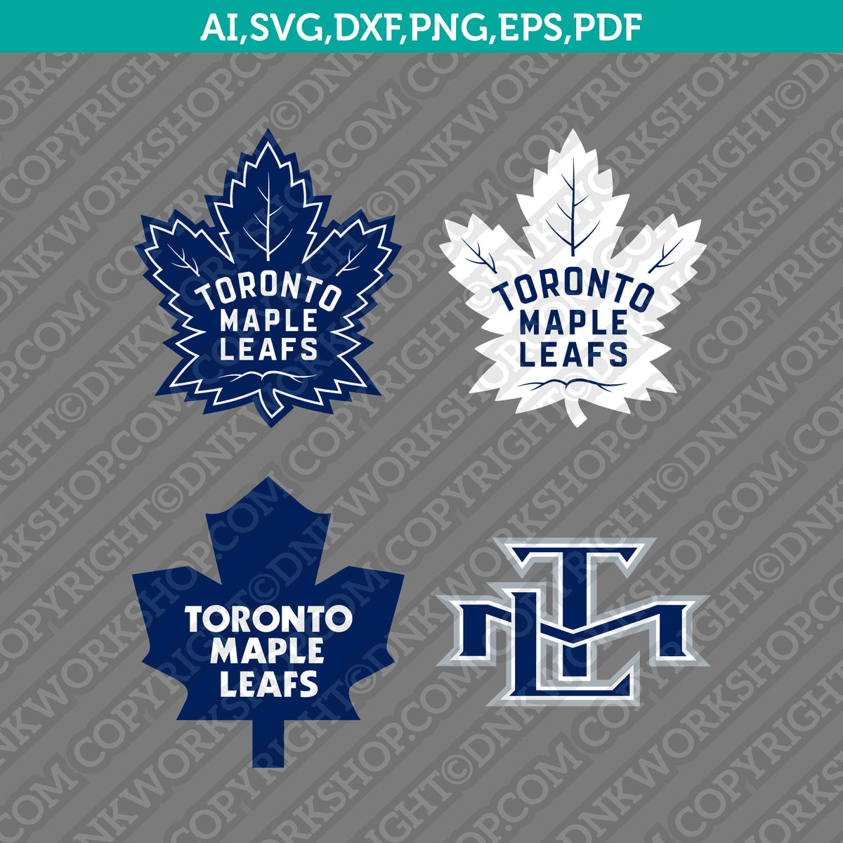 Toronto Maple Leafs Logo SVG | NHL Vector Cricut Silhouette – DNKWorkshop