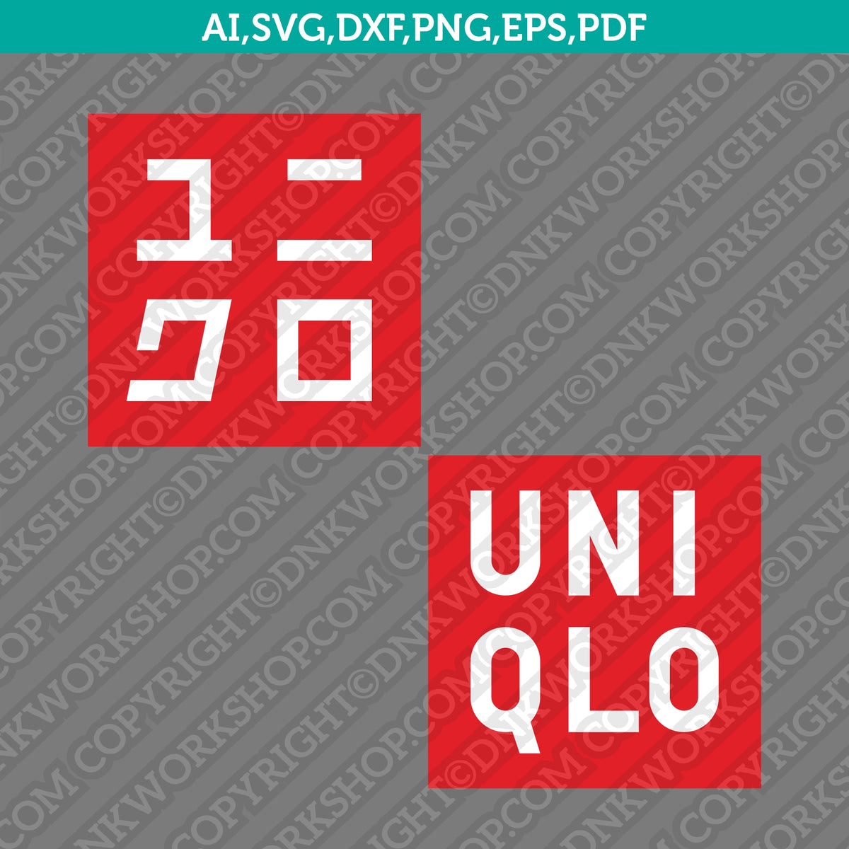 UNIQLO Logo SVG | Fashion Brand Vector Cricut Silhouette – DNKWorkshop