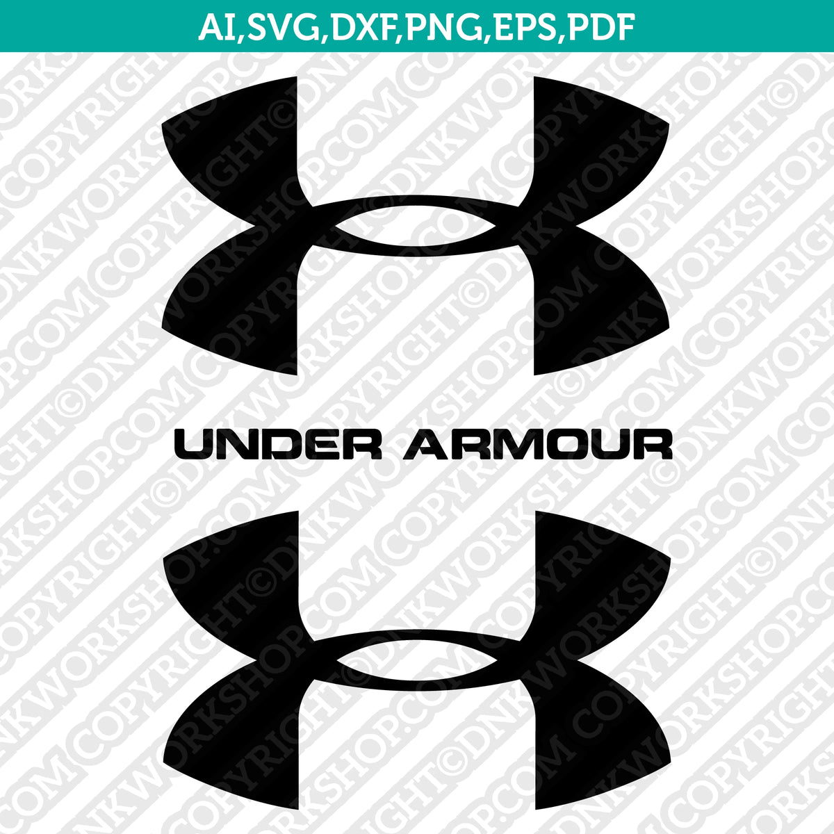 Under Armour Logo SVG Silhouette Cameo Cricut Cut File Vector Png Eps ...