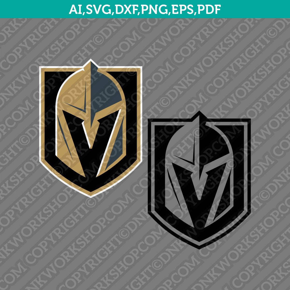 Vegas Golden Knights Logo SVG | NHL Vector Cricut Silhouette – DNKWorkshop