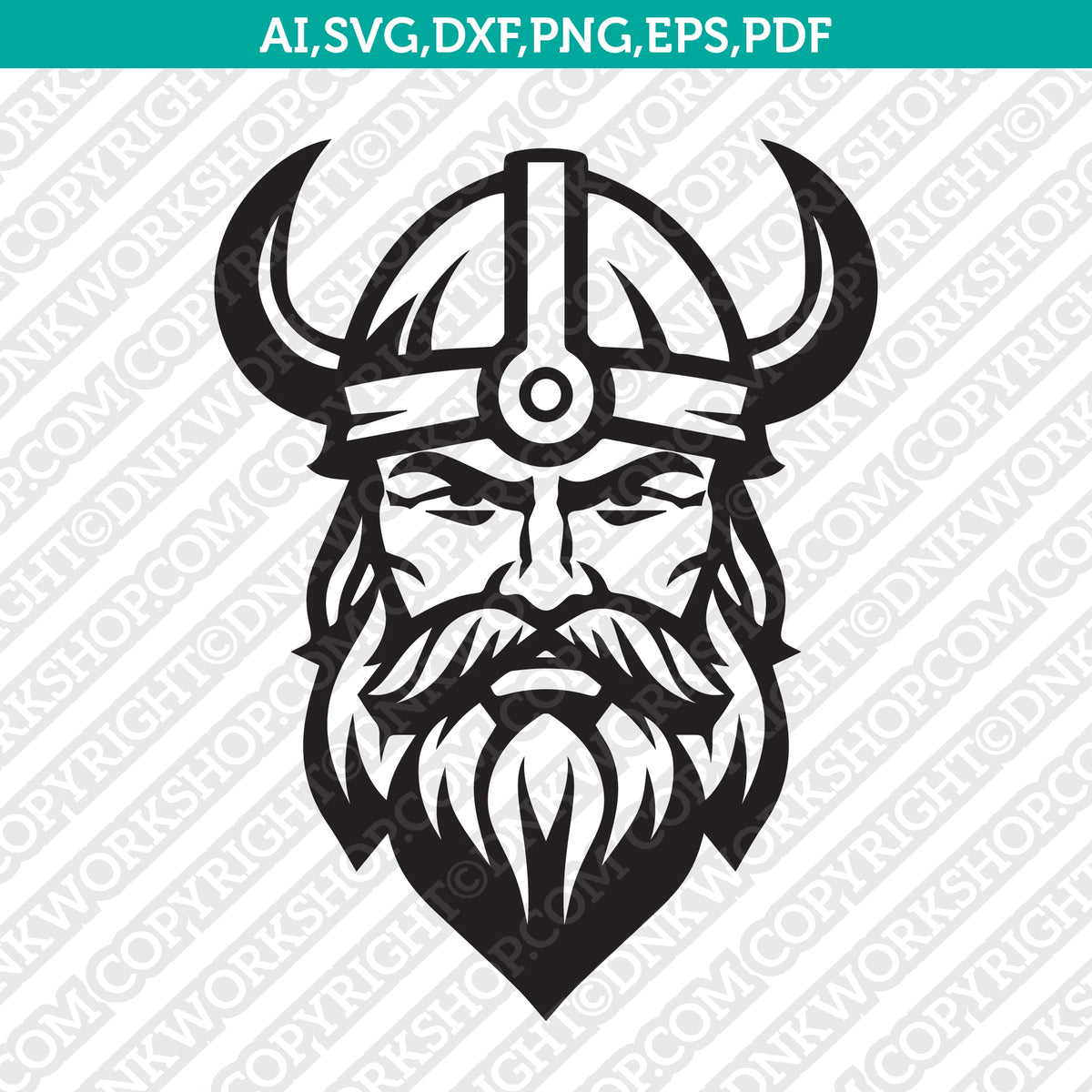 Viking SVG Cut File Cricut Clipart Dxf Eps Png Silhouette Cameo ...