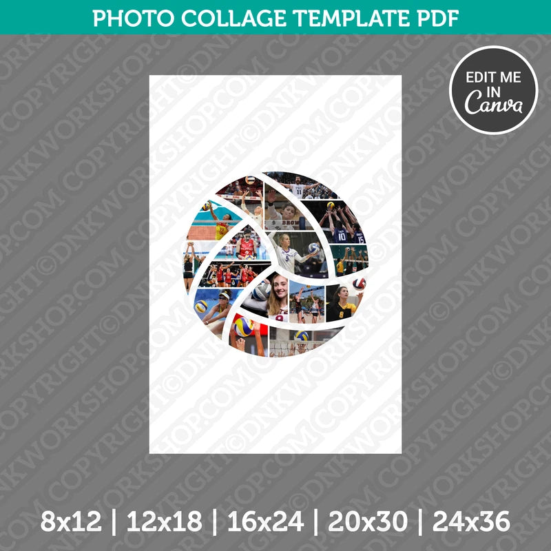 Volley Photo Collage Canva PDF – DNKWorkshop