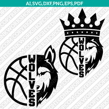 Wolves Basketball SVG Designs Are Perfect for Bold Team Cricut ...